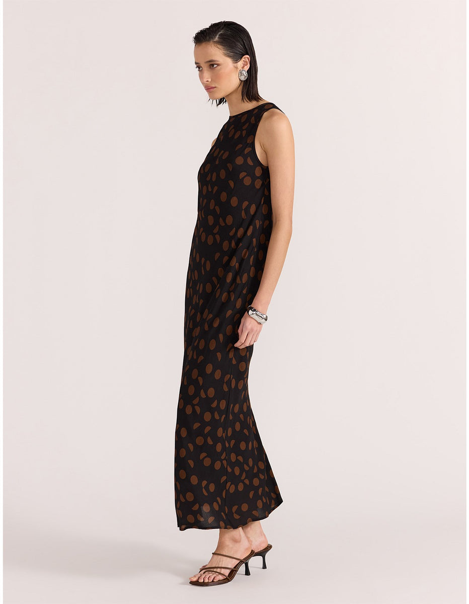 Staple The Label Luella Bias Midi Dress Spot – Miss Gladys Sym Choon
