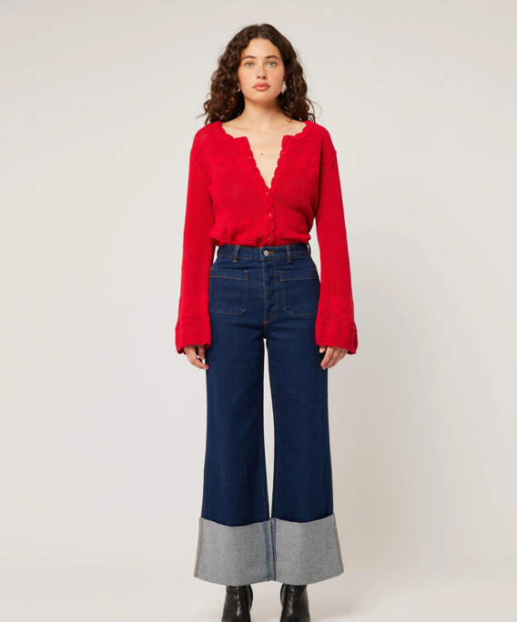 Rolla's Sailor Jean Riley Blue Cuff – Miss Gladys Sym Choon