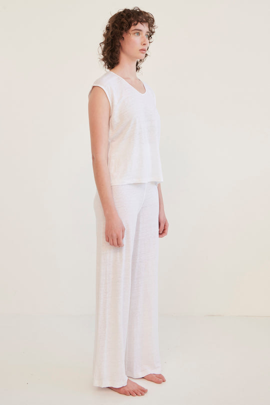 Andrea & Joen Dylan Wide Leg Pants Snow – Miss Gladys Sym Choon